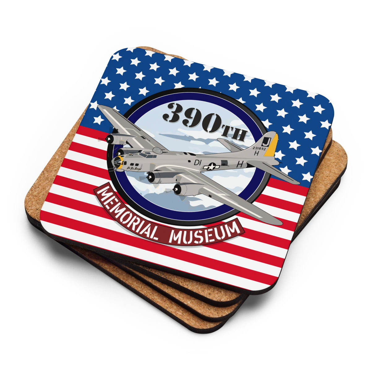 390th Memorial Museum Coaster